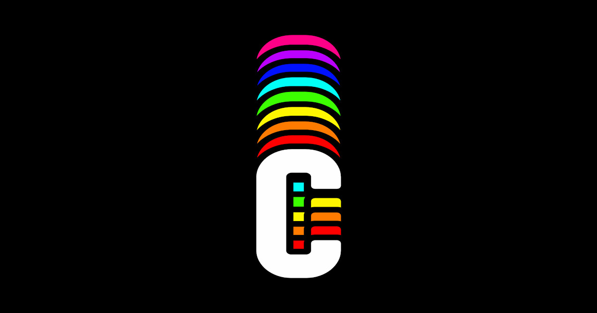 Rainbow Letter, C - Rainbow Letters - Sticker | TeePublic