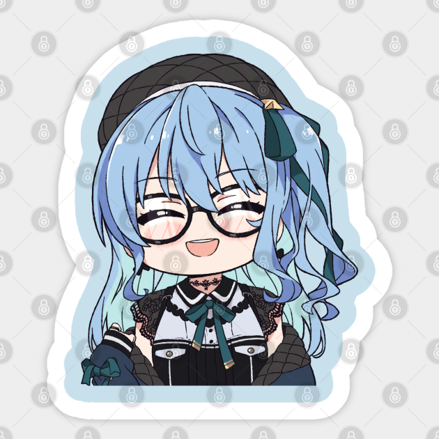 Hoshimachi Suisei Hololive - Hoshimachi Suisei - Sticker | TeePublic
