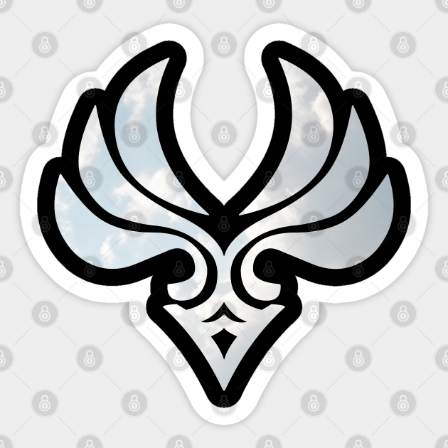 Anemo Symbol - Anemo - Sticker | TeePublic