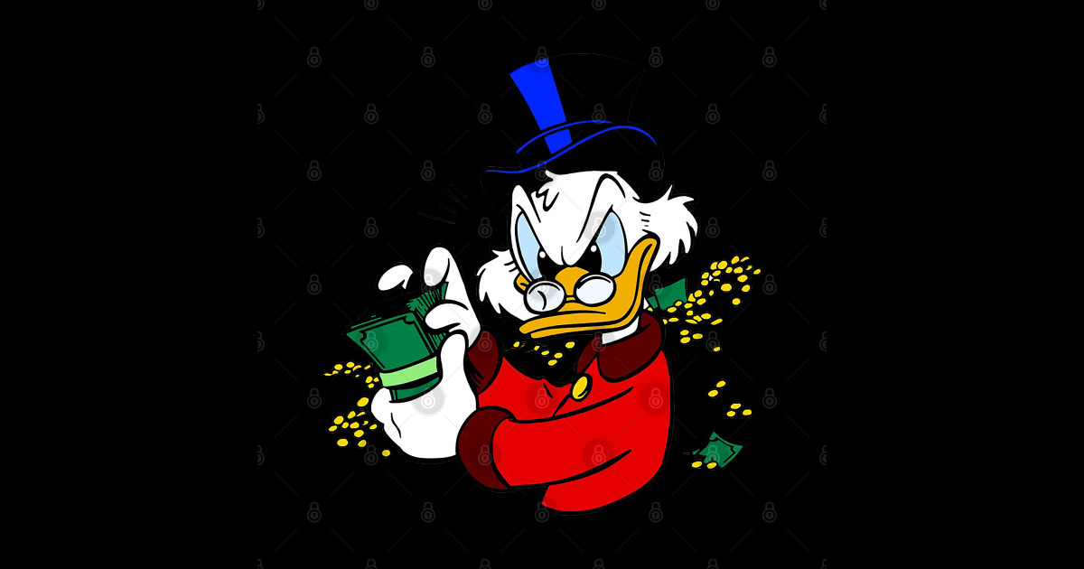 Scrooge McDuck - Scrooge Mcduck - Sticker | TeePublic
