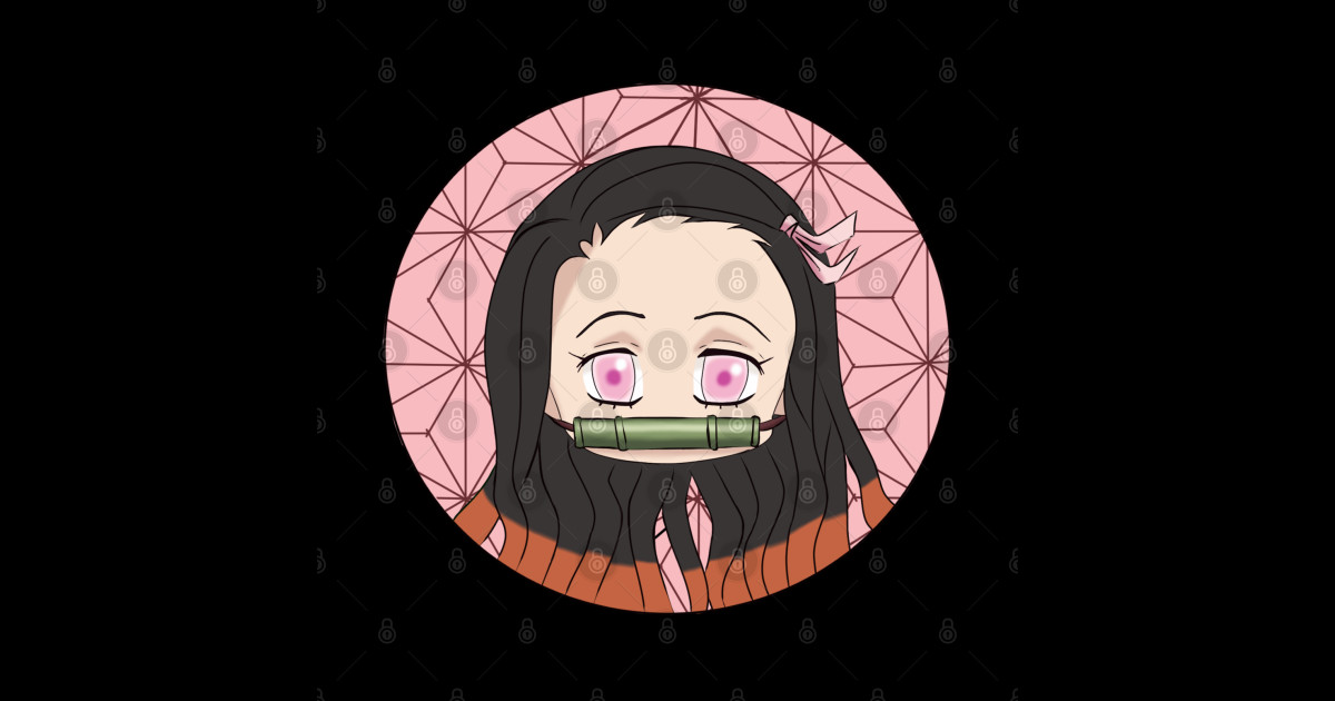 Chibi Nezuko - Chibi - Sticker | TeePublic