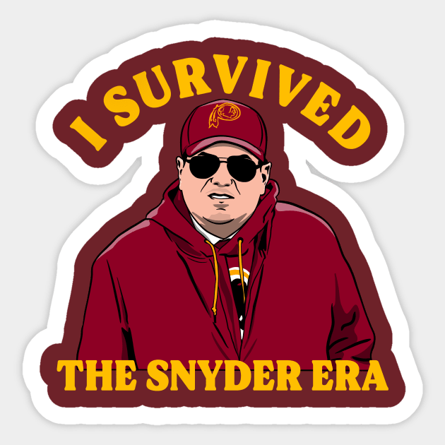 Survivor washington - I Survived The Snyder Era - Sticker | TeePublic