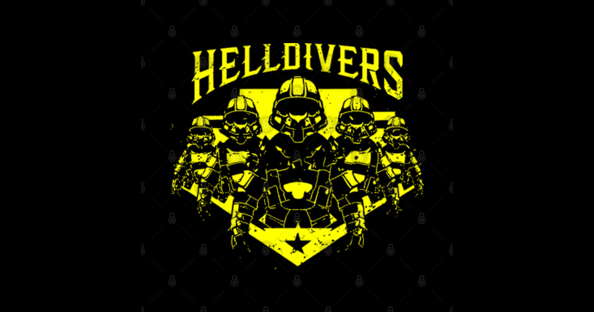 Helldivers Yellow - Helldivers - Posters and Art Prints | TeePublic