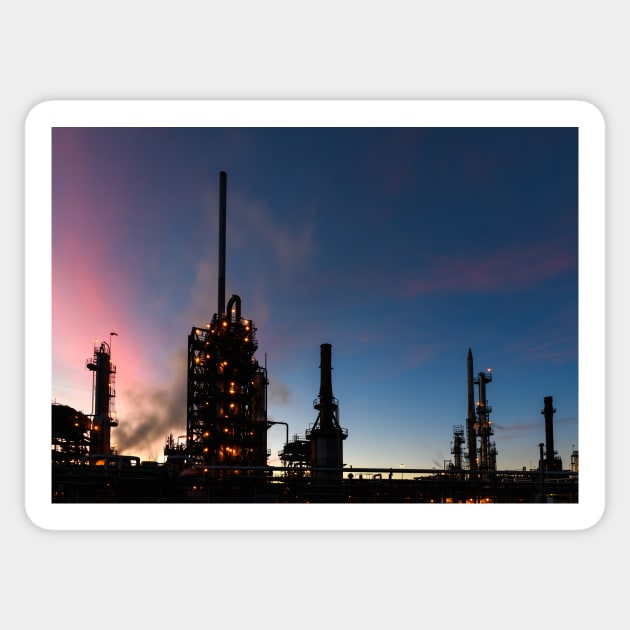 Towers of Industry - Oil - Sticker | TeePublic