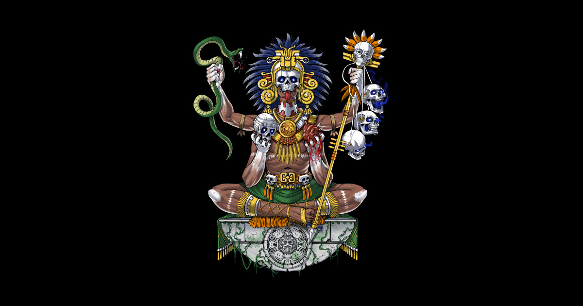 Aztec Shaman - Aztec Warrior - Sticker | TeePublic