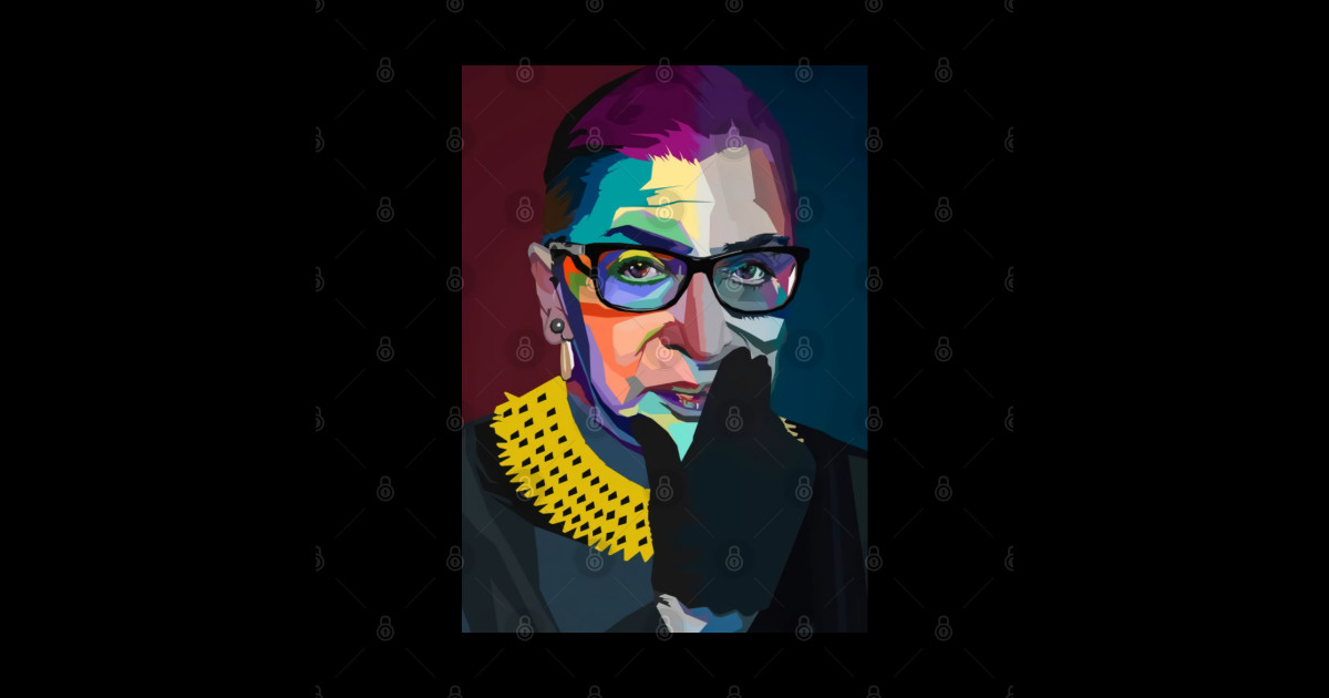 Mural RBG - Rbg - Sticker | TeePublic