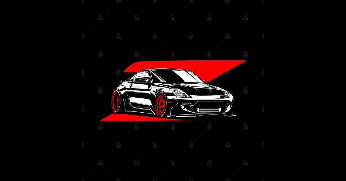 350Z Fairlady JDM Tuning 90s Car - 350z - Sticker | TeePublic