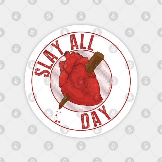 SLAY. ALL. DAY - Buffy - Sticker | TeePublic