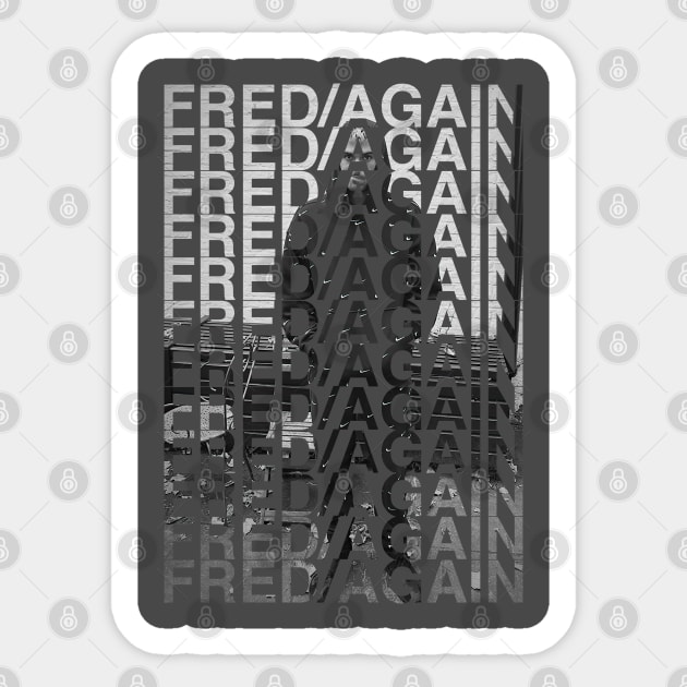 Fred again figure - Fred Again - Sticker | TeePublic