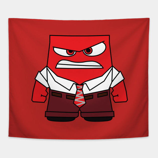 Anger (Inside Out) - Anger - Tapestry | TeePublic