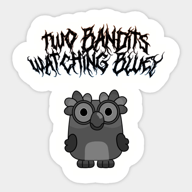 Chattermax Metal Logo - 2bwb - Sticker | TeePublic