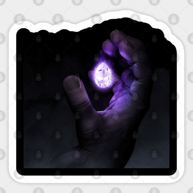 Hulk Infinity Stone Neon - Infinity Stones - Sticker | TeePublic