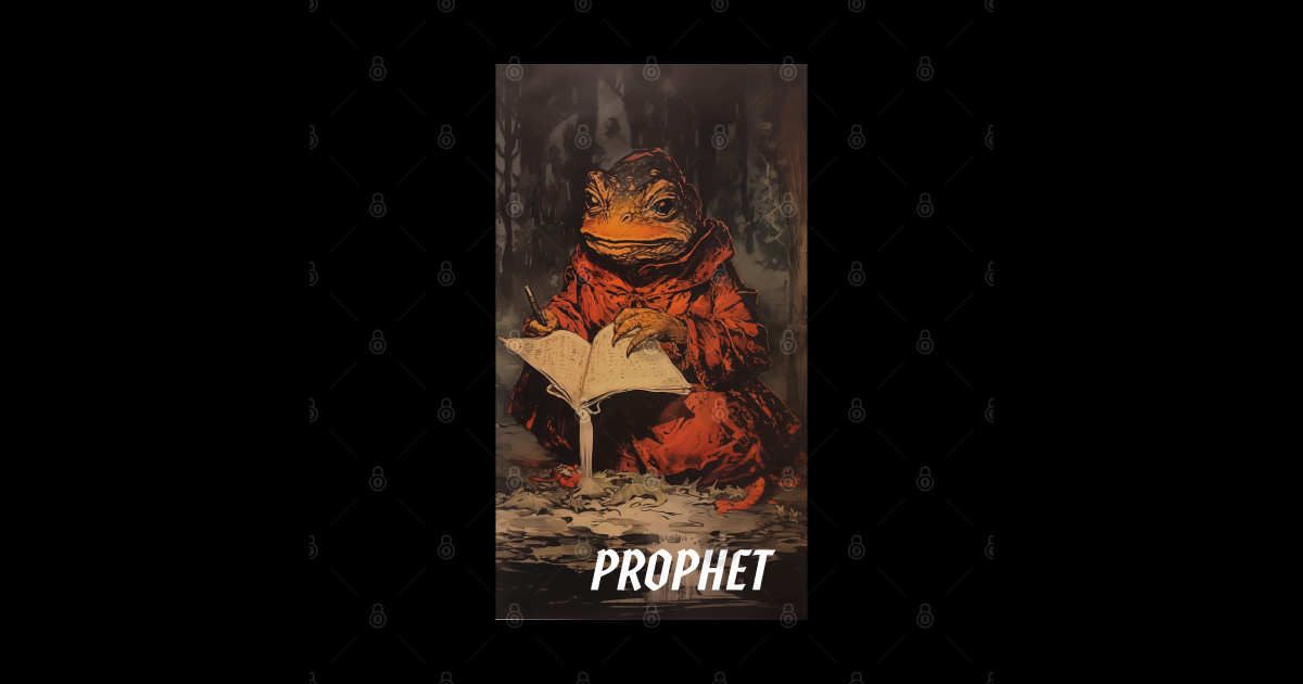 PROPHET - DARK FANTASY ART STYLE FROG - Frog - Posters and Art Prints ...