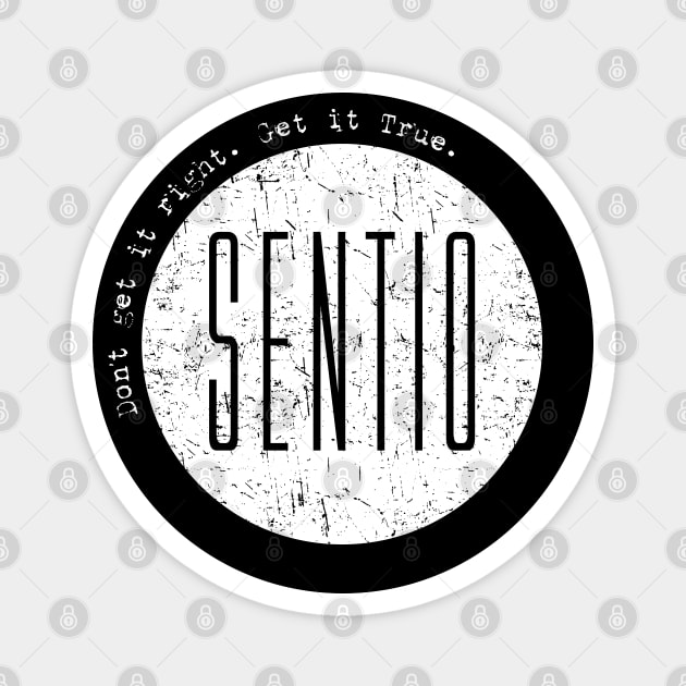 Sentio Logo with Front Outline - Acting - Magnet | TeePublic