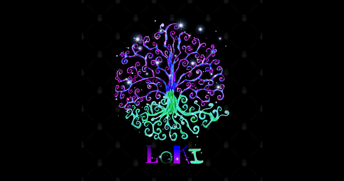 Loki tree - Loki - Sticker | TeePublic