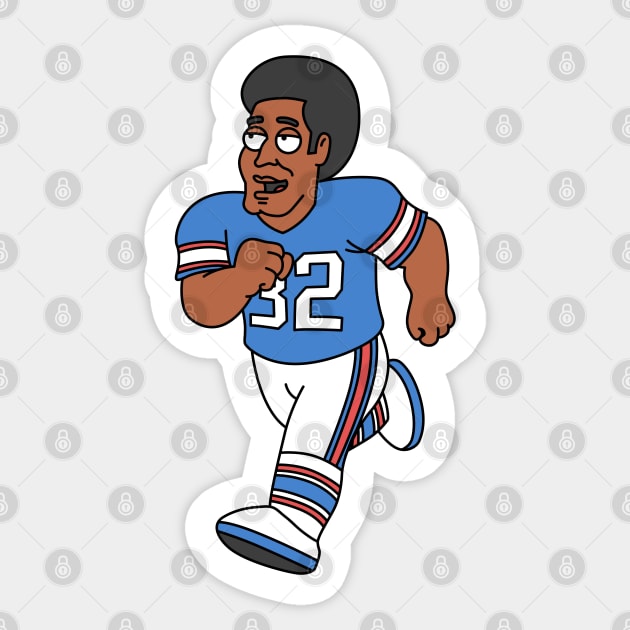 OJ Simpson Cartoon - Oj Simpson - Sticker | TeePublic