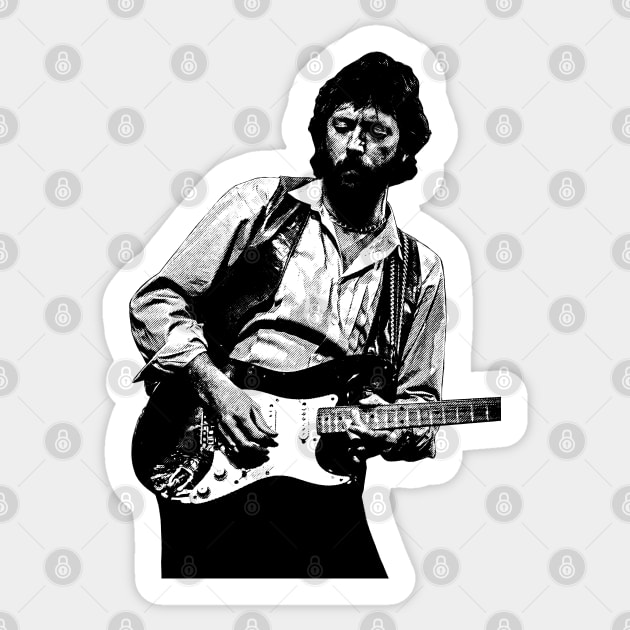 Clapton Retro Light Ver. - Eric Clapton - Sticker | TeePublic
