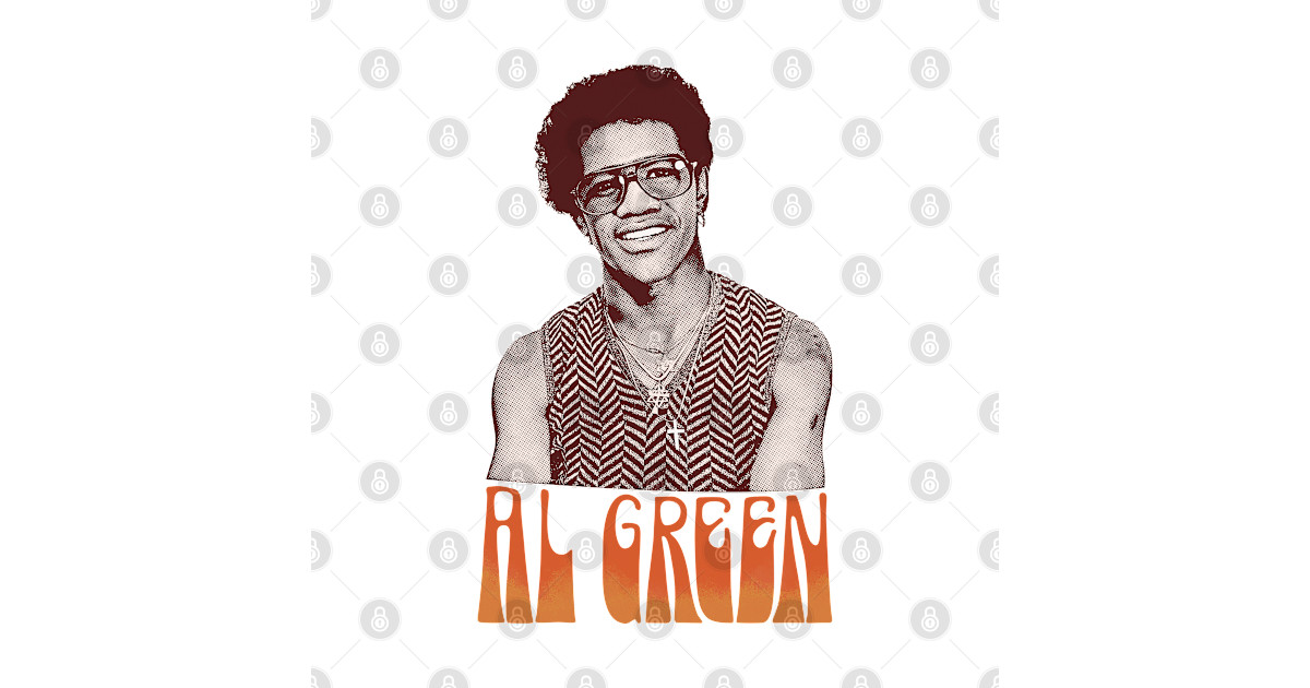 Al Green • Retro Fan Design - Al Green - T-Shirt | TeePublic