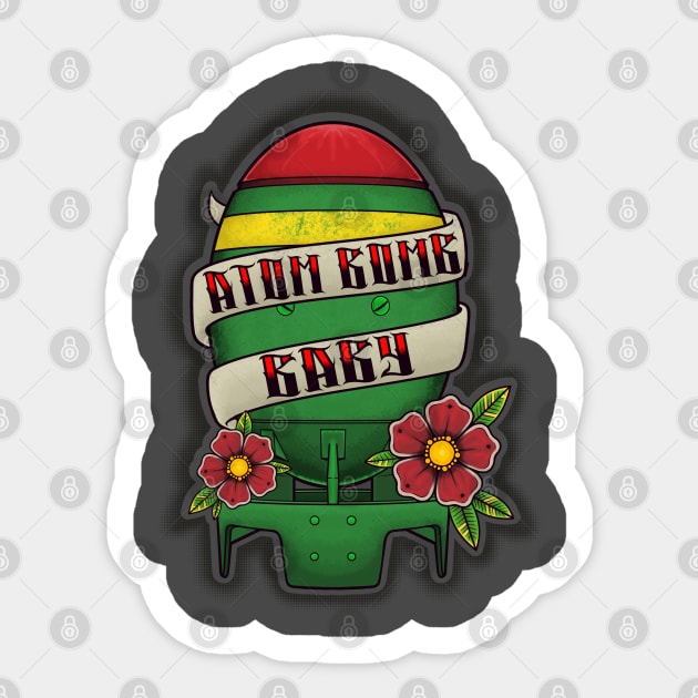 Atom Bomb Baby - Fallout - Sticker | TeePublic