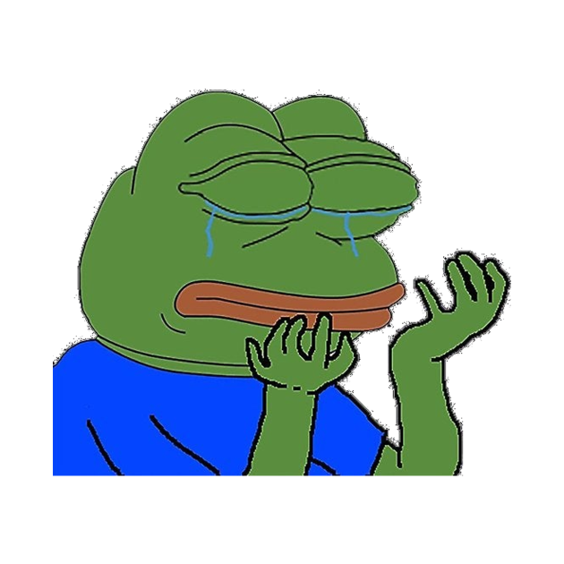 Crying Pepe - Crying Pepe - Mask | TeePublic