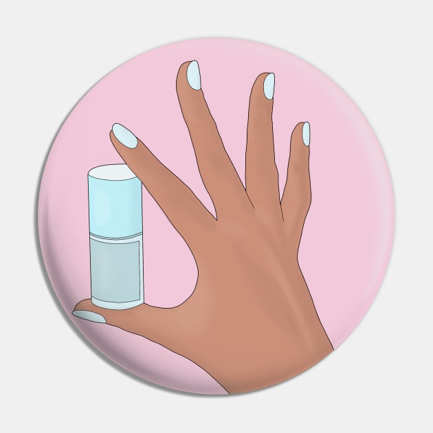 Nail Polish - Nail Polish - Pin | TeePublic