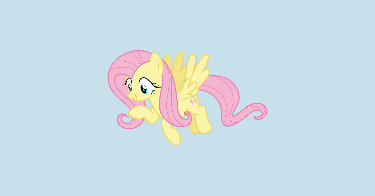 Fluttershy vector - My Little Pony - T-Shirt | TeePublic