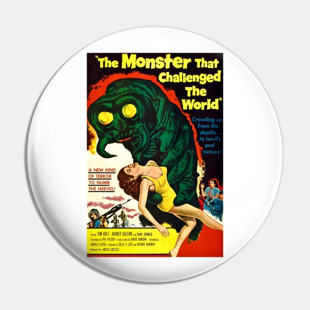 Classic Sci-Fi Movie Poster - The Monster That Challenged The World ...