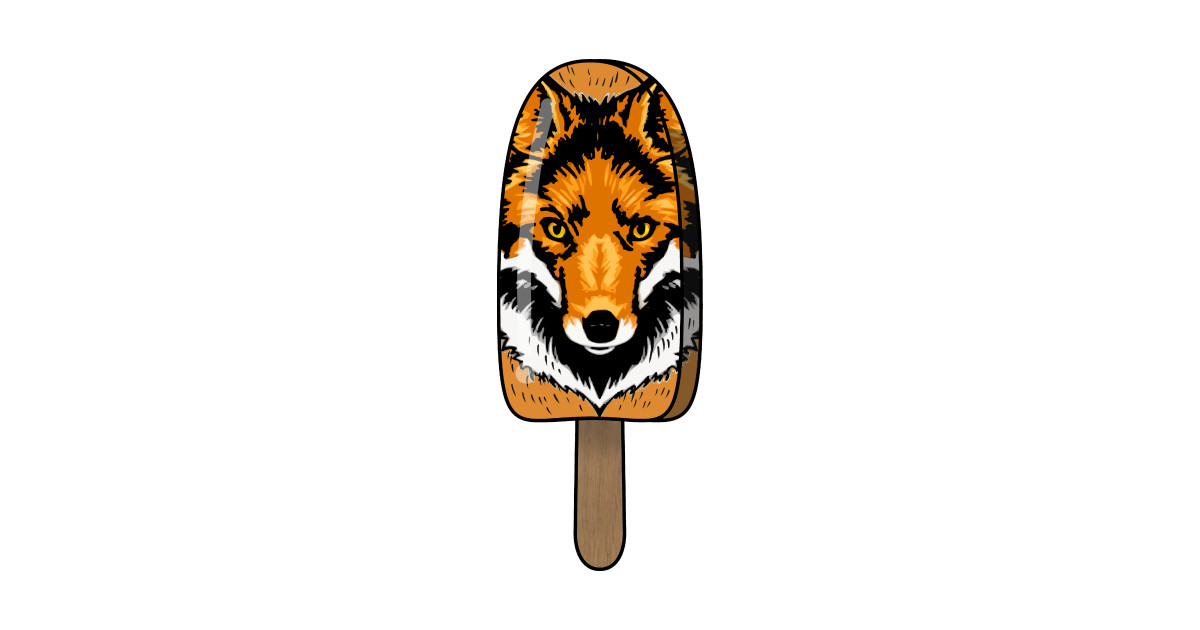 Animal Popsicle Fox Ice Cream Summer Gift - Fox - T-Shirt | TeePublic
