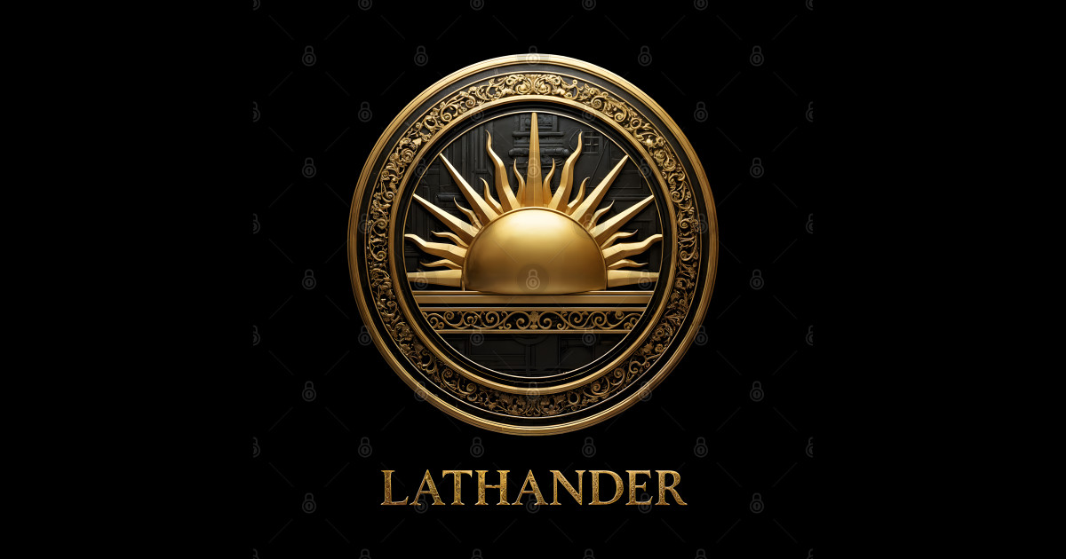 Symbol of Lathander DnD God of Dawn and renewal. Baldurs gate 3 ...