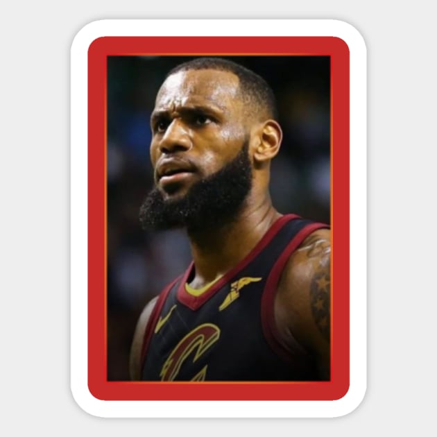 The King James - Lebron James - Sticker | TeePublic