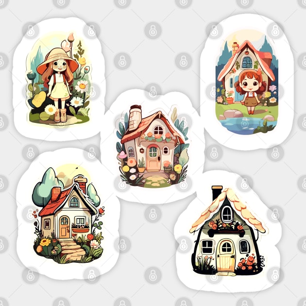 Cottagecore Vintage Pack - Cottagecore - Sticker | TeePublic