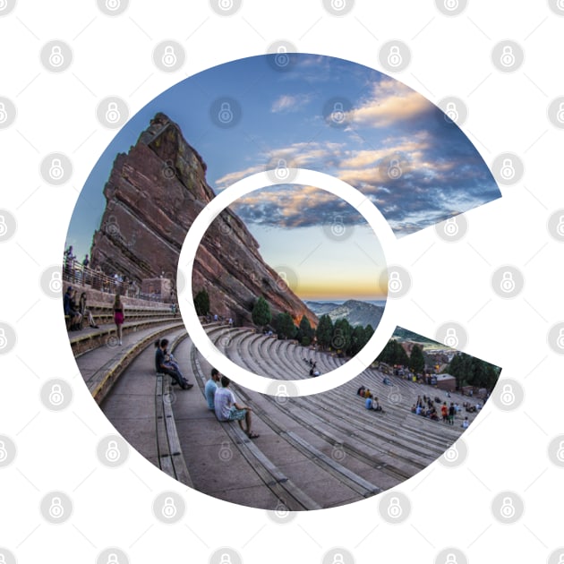 Colorado Red Rocks Amphitheater - Red Rocks - T-Shirt | TeePublic