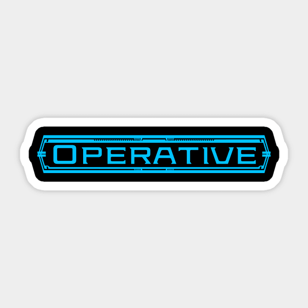 Operative Sci-Fi Character - Starfinder - Sticker | TeePublic