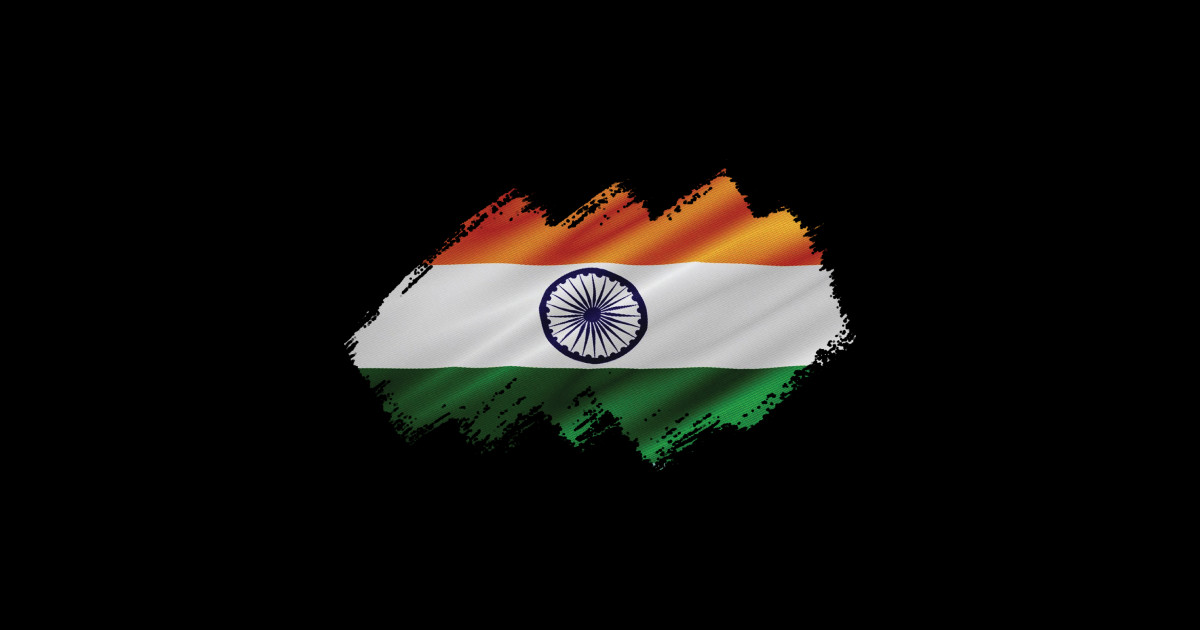 Indian Flag - Indian Flag - Sticker | TeePublic