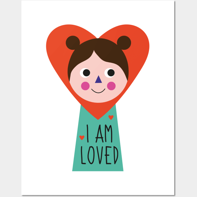 I am loved positive affirmative words kids childish children ...