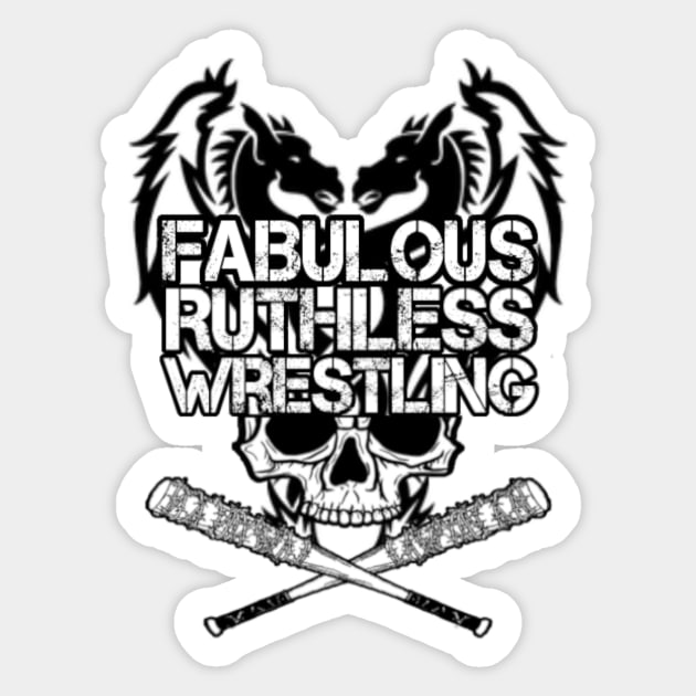 Fabulous Ruthless Wrestling - Frw - Sticker | TeePublic