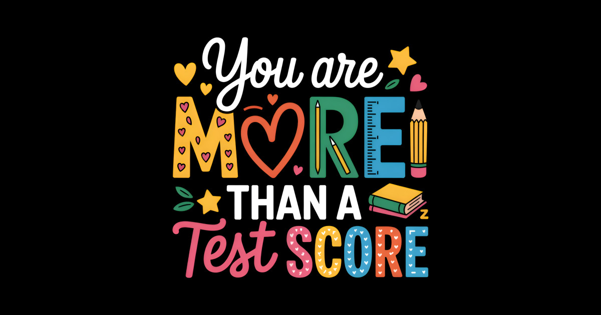 You Are More Than A Test Score Test Day Teacher - Test Day Teacher ...