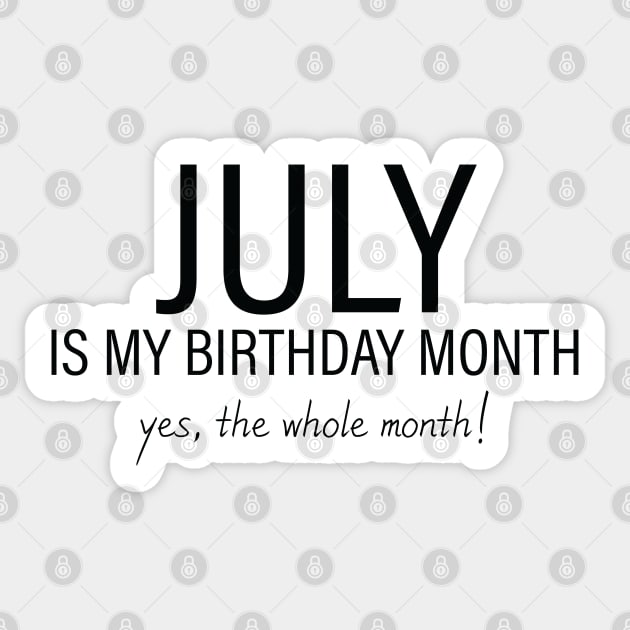 July My Birthday Month, July Birthday Shirt, Birthday Gift Unisex ...