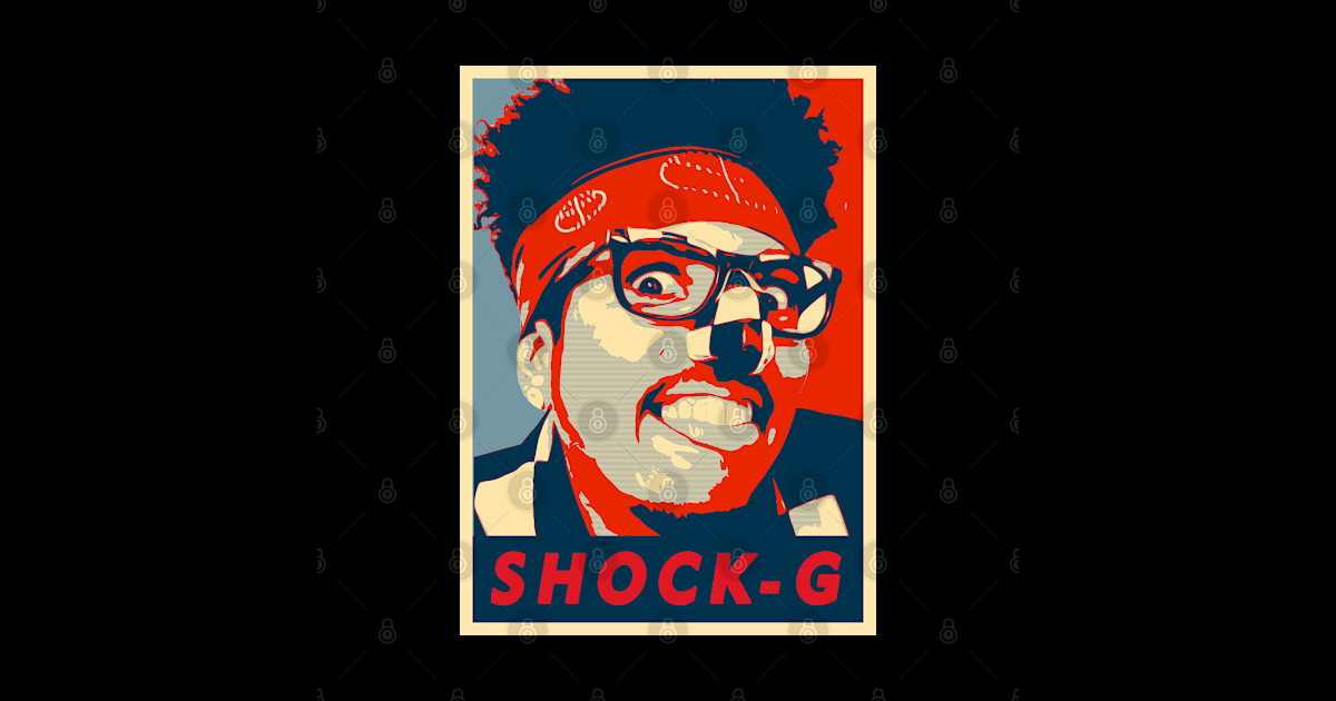 Shock G Pop Art - Shock G - Sticker | TeePublic