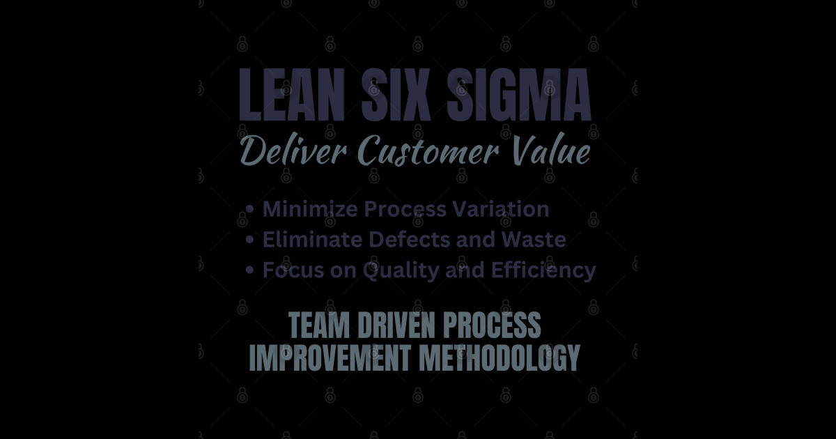 Lean Six Sigma - Deliver Customer Value - Lean Six Sigma - Posters and ...