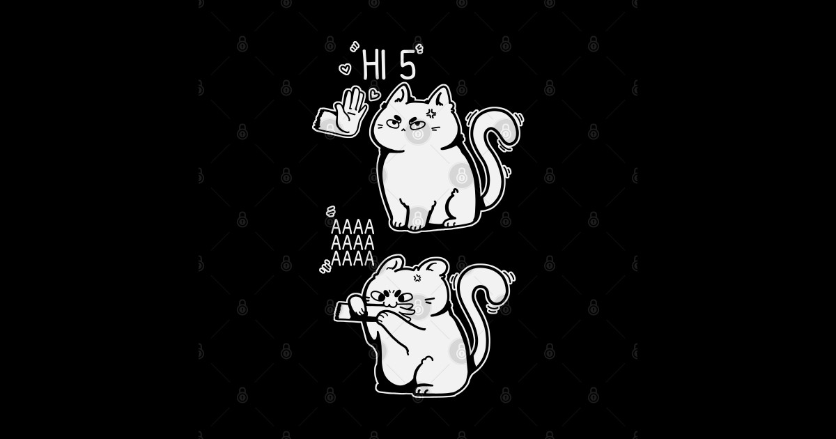 Funny Cat Meme Angry Cat Meme Sticker Teepublic