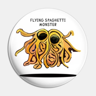 Flying Spaghetti Monster Logo Pins and Buttons for Sale | TeePublic