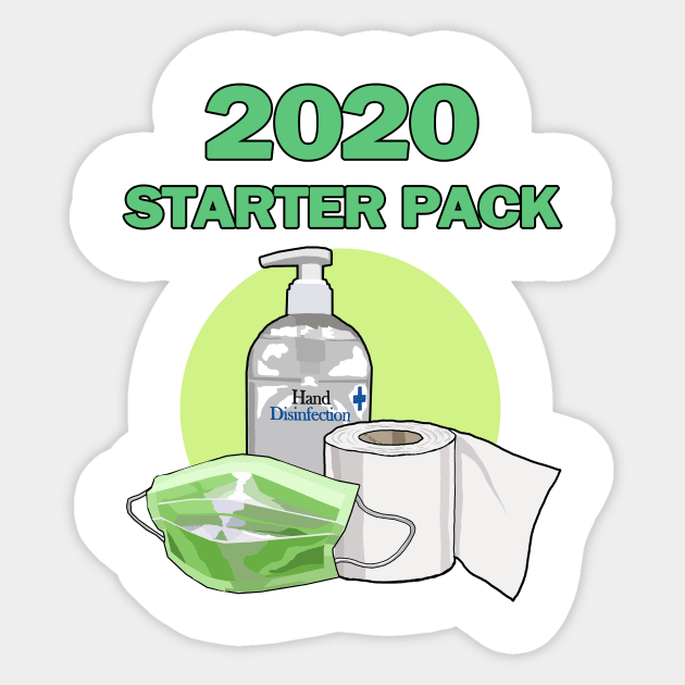 2020 Starter Pack - Coronavirus - Sticker | TeePublic