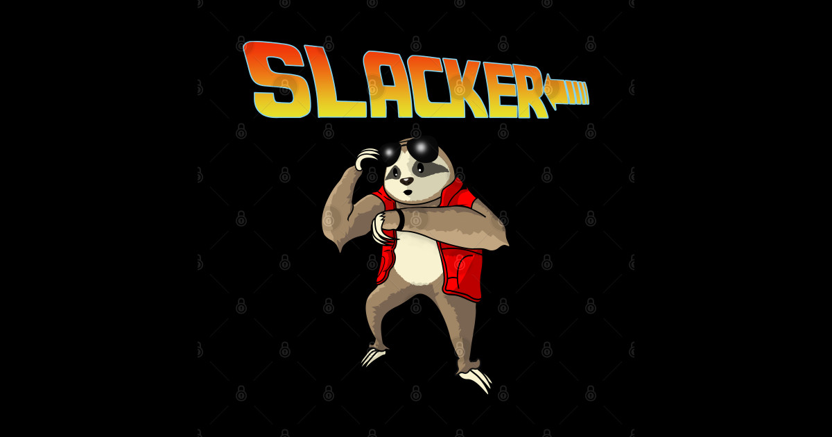Slacker - Back To The Future - Sticker | TeePublic
