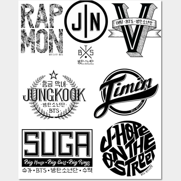 how to draw bts logo step by step