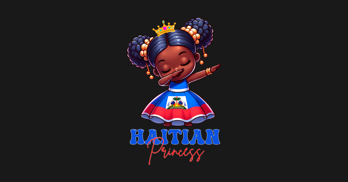 Melanin Haitian Princess Haiti Flag Black Girls Melanin Haitian Princess Haiti Flag Bla T