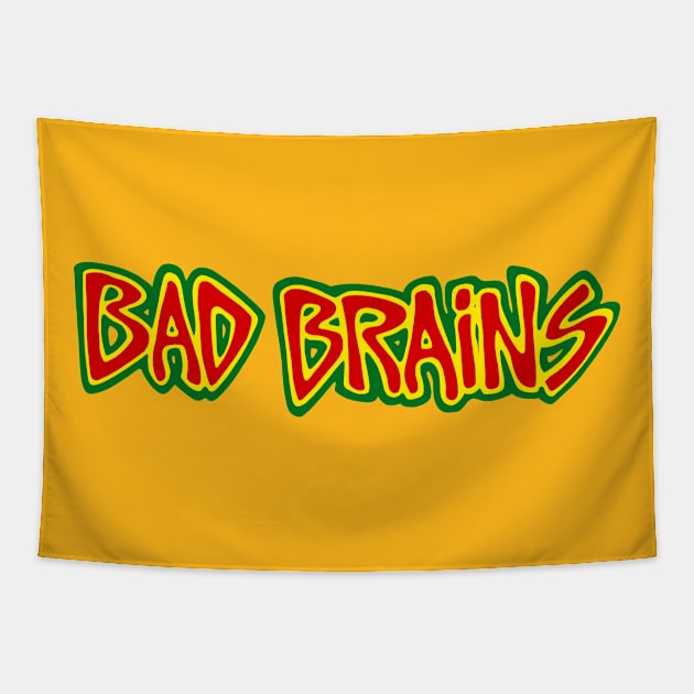 Bad Brains Logo High Resolution - Bad Brains - Tapestry | TeePublic