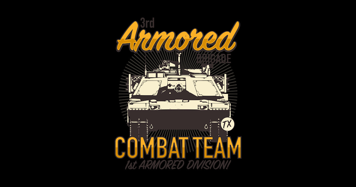 3rd Armored Brigade - American Armored Division - Sticker | TeePublic