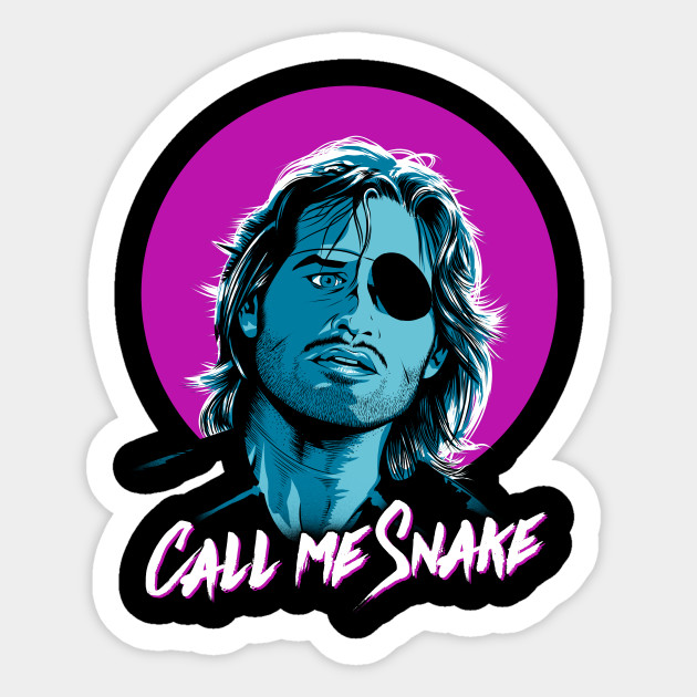 Call me Snake - Snake Plissken - Sticker | TeePublic