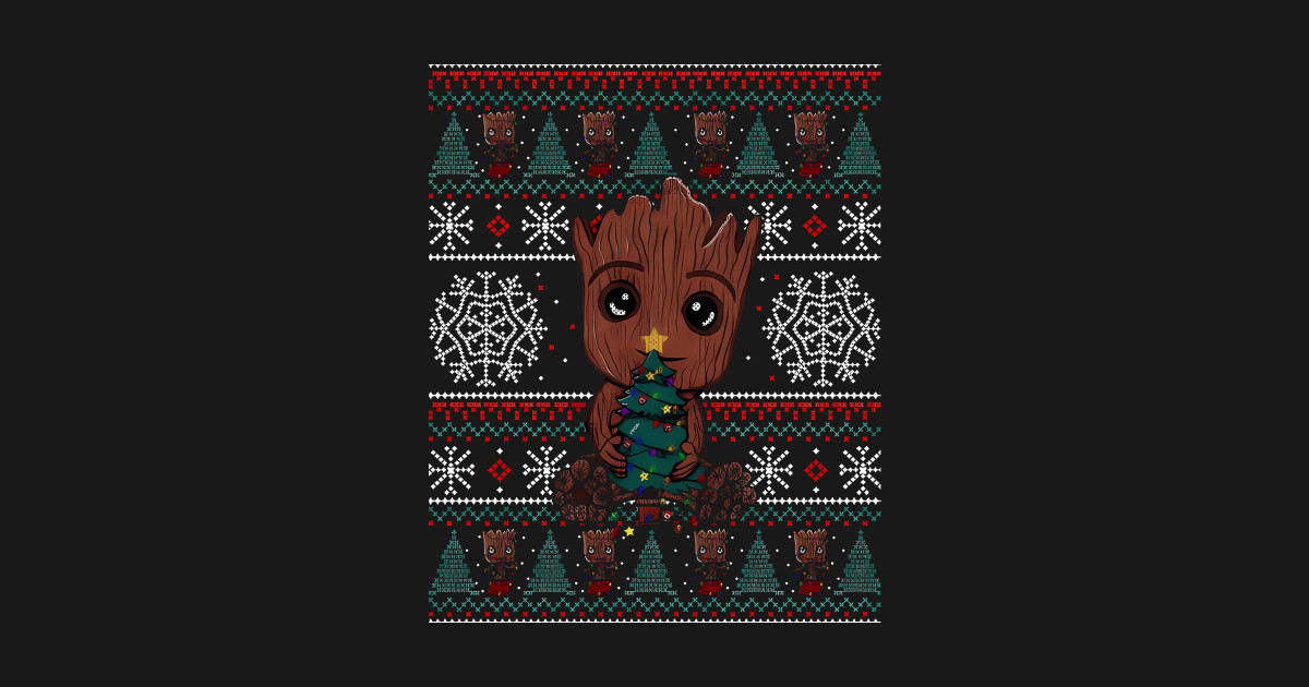 Groot christmas - Groot Christmas - T-Shirt | TeePublic